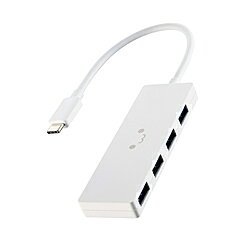 USB-Aポートを増やしてデスクまわりをすっきり。4つのUSB-Aポートを搭載した、USB Type-C(TM)接続のUSBハブです。USB 5Gbps(USB3.2(Gen1))で高速データ転送が可能です。機能を絞った薄型設計で、持ち運び...