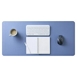 ノートパソコンやマウスはもちろん、キーボードやスマートフォン、手帳も余裕をもって置ける大きさのデスクマットです。 パソコン周辺一帯をマウスパッドとして使えるので、操作範囲が広い方でも快適にマウスを動かせます。 マウスやパソコンによる傷を防ぎ...