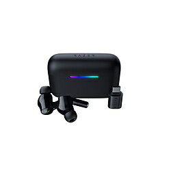 オールインワンの Razer Hammerhead V3 HyperSpeed で、お気に入りのすべてのデバイスに完全な没入感を与えよう。必ずや重宝される、真のワイヤレスマルチプラットフォームゲーミングイヤフォンです。超高速 HyperSp...