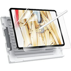 iPad Pro 11インチ M5（2025)、M4 (2024）専用簡単貼り付けトレイ付き 耐傷性ペーパーライクフィルム【2枚セット】■互換性iPad Pro 11インチM5（2025)、 M4（2024）専用です。モデル：A2836、A...