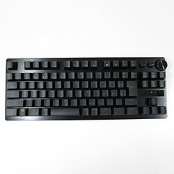 〔中古品〕〔商品ランクA〕〔付属品〕製品情報ガイド、クイックガイド、リストレスト、USBケーブル〔メーカー〕RAZER(レイザー) 〔ジャンル〕PCオプション 〔種類〕ゲーミングキーボード 〔特徴1〕超高速連打を可能にするラピッドトリガー、...