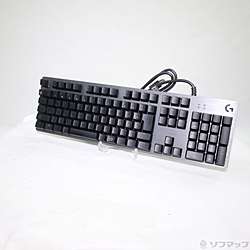 〔中古品〕〔商品ランクC〕〔付属品〕説明書〔メーカー〕logicool(ロジクール) 〔ジャンル〕PCオプション 〔種類〕ゲーミングキーボード 〔特徴1〕ロジクール独自スイッチGX RED リニア キースイッチを採用。ゲームモード搭載。多彩...