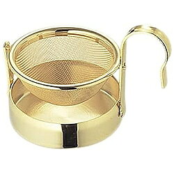 紅茶専門店などでも多く使用されている回転式のティーストレーナーです。90°に傾けた状態で持ち、紅茶をストレーナーに通して注ぎます。ステンレス製の細やかな網目が小さな茶葉もしっかり受け止めます。使用後は受け皿の上に網がくるので、そのままテーブ...