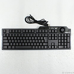 〔中古品〕〔商品ランクA〕〔メーカー〕ASUS(エイスース) 〔ジャンル〕PCオプション 〔種類〕ゲーミングキーボード 〔特徴1〕キーボードの基板上に独自のボリュームつまみを設置。直感的に音量調整をすることができます。 〔本体重量〕質量:8...