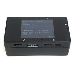 大ヒットしたUSBCableChecer2の後継新モデル。デザイン、機能を大幅更新。USB4規格に対応し、ケーブルだけでなく、USBポート（ACアダプタやモバイルバッテリ）の性能も確認できるようになりました。液晶を大型化、カラー対応になり、...