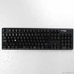 〔中古品〕〔商品ランクC〕〔付属品〕USB C to Aケーブル〔欠品〕クイックスタートガイド〔メーカー〕HyperX 〔ジャンル〕PCオプション 〔種類〕ゲーミングキーボード 〔特徴1〕カスタムHyperXメカニカルスイッチを備えたコンパ...