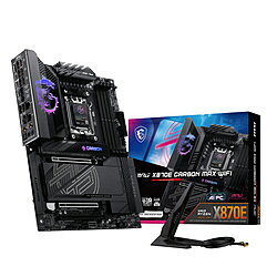 AMD X870Eチップセット搭載。カーボンブラックのボードカラーを採用しLEDライティングを備えたATXマザーボード■AMD X870Eチップセット搭載■パフォーマンスとスタイリッシュさを両立したMPGシリーズ■AMD Ryzen 900...