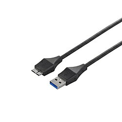USB3.0対応のUSBケーブルです。柔らかくて使いやすいスリムケーブル で、挿す方向がすぐわかるコネクターデザインを採用しています。■USB3.0対応のUSBケーブル（A to microBタイプ）従来（USB2.0）規格の約10倍の伝送...