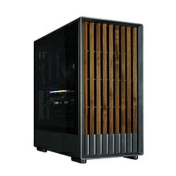 木製パーツのストライプが印象的なフロントパネルを採用。コンパクトながら冷却能力に優れたミニタワー型PCケース■木製パーツを採用したストライプのフロントパネル■4mm厚の強化ガラス製サイドパネル■microATX、Mini-ITXマザーボード...
