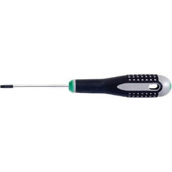 ■エルゴグリップ採用で握りやすく、怪我の防止に繋がります。■いじり防止付きトルクス［［R下］］ドライバーになります。【用途】・テンパートルクス（いじり止めトルクス）ボルトの締め緩め【仕様】・刃先： TR27・全長（mm）： 247・軸長（m...