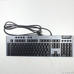 〔中古品〕〔商品ランクB〕〔付属品〕取扱説明書〔メーカー〕logicool(ロジクール) 〔ジャンル〕PCオプション 〔種類〕ゲーミングキーボード 〔特徴1〕航空機にも使用される5052アルミニウム合金をトップケースに採用し、滑らかで薄いデ...