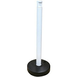 ■カラープラポール1本セットの仕様です。■移動に便利な注水重石仕様です。【用途】・歩行者、車両の分離、車両の誘導などに。【仕様】・ポール色： 白・幅（mm）： 300・高さ（mm）： 870・ピラー色： ホワイト・ベース色： ブラック【材質...