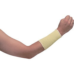 ■耐切創手袋と併用で、手先から手首・腕までしっかりガードできます。【用途】・機械組立。・金属加工。・自動車関連。【仕様】・色： イエロー・耐切創レベル： ISO13997切創抵抗値12.42N・幅（cm）： 7.5・長さ（cm）： 15・厚...