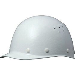 FRP製ヘルメット（野球帽タイプ）です。頭囲(cm)55cm～62cm幅(cm)212mm奥行(cm)271mm高さ(cm)150mm質量(g)385g紐タイプM型ワンタッチあごバンド通気孔通気孔あり衝撃吸収ライナー衝撃吸収ライナーありFR...