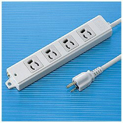 ■4個口（3P抜け止め）、エココード仕様、3Pプラグ（絶縁キャップ付き）のタップです。 ■電源状態が確認できる通電ランプ付きです。 ■裏面にマグネットが付いているので、スチールのデスクなどに仮固定することができます。メンテナンスがしやすく便...