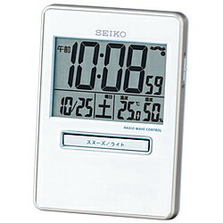 ■電波修正機能（40kHz/60kHz自動選局・受信OFF機能つき）■ダンダントーンアラーム（4段階）■アラームオートストップ機能（約5分間）■アラームモニター機能■2099年までのフルオートカレンダー機能■温湿度表示（温度測定範囲：0℃～...