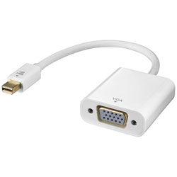 〔Mini DisplayPort ⇒ アナログRGB変換アダプター〕Mini DisplayPortをアナログRGBに変換！■ Mini DisplayPortをアナログRGBコネクターに変換！Mini DisplayPort搭載したノー...