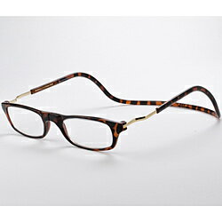 幅広金具を使用した、縦長のワイドサイズモデル。クリックリーダーレギュラーと比較し、内側範囲が約5ミリ大きいワイドサイズモデルです。フレームの間を磁石で接合することで、首の後ろまで繋がったストラップのような形状が可能に。アクセサリー感覚で肩に...