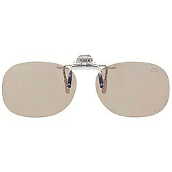 ワンタッチでご使用中のメガネに簡単装着。クリップオンタイプのブルーライトカットサングラスです。青色光線（約380～500ナノメートル)を軽減するレンズを使用。取り付け状態から、レンズ部の跳ね上げが可能。液晶ディスプレイ画面などは、青色光線が...