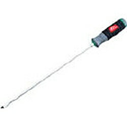 ■力が掛けやすい四角形状の樹脂グリップです。■軸の根本に六角部があります。■軸は六角軸です。【用途】・汎用工具【仕様】・刃先： ［［－］］6.3・軸長（mm）： 300・全長（mm）： 410・先端： マグネット入り・先端マグネット付【材質...