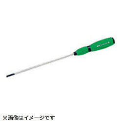 ■グリップは軽く、ベトつき感がなく環境にやさしいエストラマー樹脂を採用しています。■軸は非貫通タイプで先端マグネット付です。■軸の材質はCr－Vです。【用途】・汎用工具【仕様】・刃先：（－）4・全長（mm）： 215・軸長（mm）： 125...