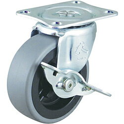 ■エラストマー材質でマーキング問題も解消する、コストパフォーマンスモデルです。■硬質車輪に無いソフトで静かな走行性能を実現しました。■RoHS適合品です。【仕様】・許容荷重（daN）： 40・許容荷重（kgf）： 41・車輪径D（mm）： ...