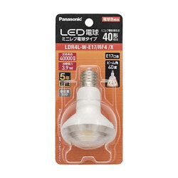 本体サイズ（高さ×幅×奥行）75×50×50本体重量50g定格消費電力3.9W全光束80lmビームの開き40度仕様11.ミニレフ電球サイズ仕様22.ミニレフ電球と同じビーム角40度仕様33.密閉型器具・屋外器具対応