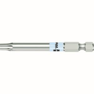 ステンレスのドライバービットです。いじり止め付トルクス［［R下］］用です。刃先：T10H全長(mm)：89差込：6.35mm製造国:チェコトラスコ発注コード:411-9690