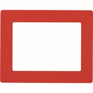 パソコン等で作成したオリジナル書式を床面に掲示することができます。材質には耐久性に優れたポリカーボネートを採用しています。屋内用。置き場の区分けや色による識別に。色：赤取付仕様：貼付タイプ(裏テープ付き)縦(mm)：312横(mm)：398...