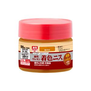 家具・建具・木工品など屋内の木部・木製品。木目を生かした着色と美しいツヤの二ス仕上げが同時にできます。高耐久ウレタン樹脂配合だから磨耗や衝撃に強く、耐久性に優れ、長期間木部を守ります。磨耗や衝撃に強い油性タイプ塗れないもの：高級家具、床面、...