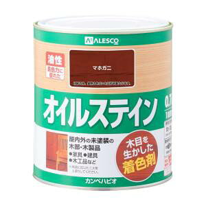 家具・建具・木工品など屋内の未塗装の木部・木製品。木目をいかした、鮮やかな着色仕上げができます。着色力と耐久性に優れているので屋外でも使用できます。着色力に優れた油性タイプ。塗れないもの：高級家具、床面、テーブル天面、吸い込みのない素材(プ...