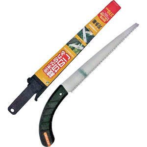 生木が切れる、竹、生竹、木材などの切断に。刃渡りは扱いやすい270mm。替刃式なので、グリップ、ケースは繰り返し使用できます。ベルト通し付で携帯に便利な鞘ケースの為作業時に便利です。剪定作業、生木の切断。材質：SK-5(炭素工具鋼) 柄、ケ...