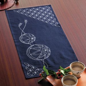 日本の伝統刺繍「刺し子」の実用的なアイテム(初〜中級者向)刺し子糸、布、刺し子針