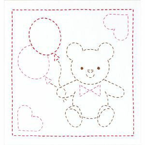 はじめての方はもちろん、お子様からご高齢の方まで、らくらくかんたんに楽しめます。図案プリントと晒が仕立て済みなので、すぐにはじめられます。指先を使うことで脳の活性化にもつながり、リハビリ手芸としてもピッタリのキットです。・セット内容:刺し子...