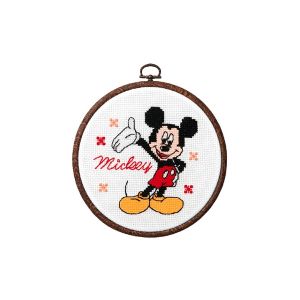 ディズニーフープに新柄が登場です。人気のキャラクターをセレクトしました。Copyright(C)Disney初〜中級者向ししゅう糸、布、クロス針、フープ