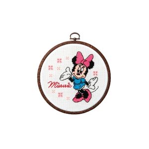 ディズニーフープに新柄が登場です。人気のキャラクターをセレクトしました。Copyright(C)Disney初〜中級者向ししゅう糸、布、クロス針、フープ