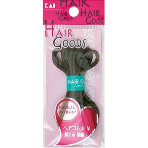 好きな長さに切って使えるヘアゴムです。好きな長さに切って使えるヘアゴムです。太茶約1m、抗菌加工を施しています。パッケージサイズ：120×52×10mm重量：6g