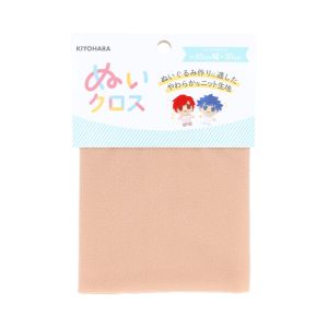 ぬいぐるみ作りに最適な薄手で針通りの良い、表面がループ状の生地です♪ぬいのお肌、髪の毛にご使用いただける色展開になっています。（ぬいぐるみの生地やさん監修）素材/成分：ポリエステル100%規格内容量：約65cm幅×30cm / 1枚