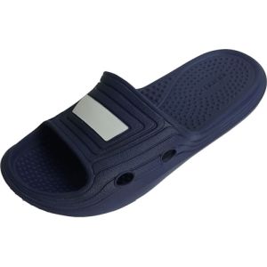 超軽量で長時間の使用でも疲れにくいです。事務所用。サイズ(cm):26.0〜26.5サイズ:9号色:ネイビーEVA一体成型製造国:中国トラスコ発注コード:323-7521