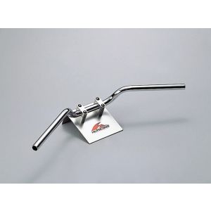 スチール製 外径φ22.2mm 内径φ18mm トリプルニッケル ピュアクロームメッキ仕上げ ブレースSSサイズが適合適応車両 ：汎用 ロードモデル・スクーター(一部の車種を除く)・マグナ50・JAZZ・レブル・ドラッグスター250・ビラー...