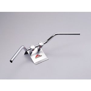 スチール製 外径φ25.4mm 内径φ21mm トリプルニッケル ピュアクロームメッキ仕上げ適応車両 ：汎用 シャドウ750/1100・シャドウ400/クラシック/カスタム・シャドウスラッシャー400/750・スティード400/600・マグ...