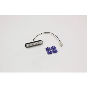 商品説明・取扱注意事項 ：●高輝度白色LED×5個●直流12V車用●ランプ本体サイズ 高さ15×幅68.5×厚み14.5mm●配線コード φ4.0mm・長さ 18cm(ギボシ端子付)●取付穴ピッチ 97-123mm範囲使用可能●専用ステー ...