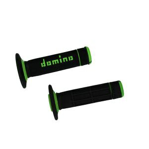 domino GRIP グリップオフロード クロス イタリア製 汎用2種類の異なる素材を使用しており、ダイレクトな握りと吸いつくようなグリップ力が特徴です。本体背面にクロス加工を施しており、激しいコンディションにも対応できます。【製品仕様】...