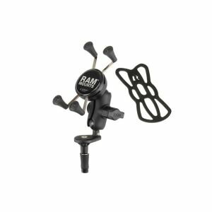 ラムマウントを代表する汎用スマホホルダー「Xグリップ」のSサイズをセパレートハンドル車のステムホールに取り付け可能なマウントセット。特許取得のボールマウントシステムで自由自在に角度調整することができます。色[カラー]:ブラックサイズ:1イン...