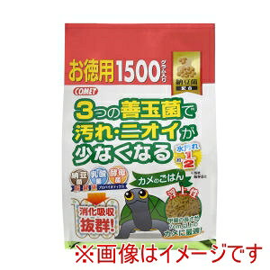・ミドリガメ、ゼニガメなど水槽カメ用のごはんです。・納豆菌、乳酸菌、酵母菌がカメの腸内で善玉菌を活性化させ、腸内細菌のバランスを整えてくれるプロバイオティクス効果。・納豆菌により消化吸収を助け、排泄物の分解力も向上し、水の汚れや嫌なニオイを...