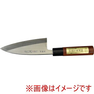 ハイカーボンステンレス鋼を複合鍛造しておりますので、サビに強く切味長持ちします。柄は天然木ブビンガーを使用、腐食にも強く高級感が出ております。出刃より薄い小出刃包丁なので小魚の三枚卸やガシラなど根魚の兜割(かぶとわり)に最適です。サイズ:長...