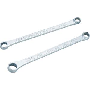 高さ制限のある狭い箇所に最適です。めがね部は12角です。六角ボルト・ナットの締付け、緩め作業。全長(mm):224対辺寸法(mm):12×14ストレートタイプ材質/仕上:構造用鋼表面処理:メッキ処理製造国:日本トラスコ発注コード:369-8556