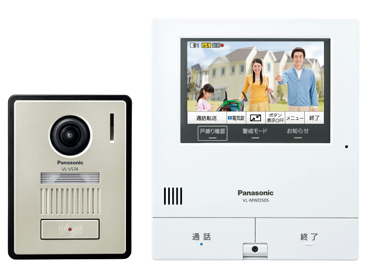 ■「家族とつながる」外出中のスマホ（※1）とビデオ通話（※2）ができる ■「外出先でも便利」スマホで来客応対（※1） ■「家族とつながる」みまもりリモコン(別売：VS-WD100-K) ※1モニター親機をルーター経由でインターネットに接続で...