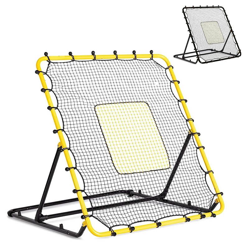リバウンドネット サッカー 野球 リバウンダー ラダー トレーニング120x137cmバウンドネット クレイジーキャッチ 壁当て リフティング ネット ピッチングネット 練習道具 室内練習 自宅壁当てや壁打ちとして使われるリバウンドネットは...