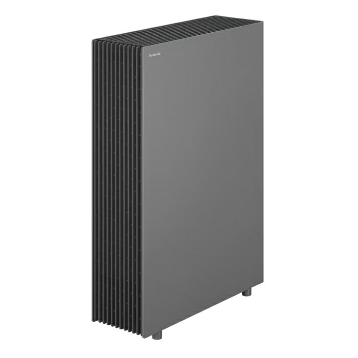 ■設置面積1/2（当社比）※2で、パワフルに集じん前と底のL字全面吸引とパワフル、かつ大風量の直進気流で、集じん量15％アップ※3（※【試験条件】18畳の試験空間で花粉相当の粉じんの時間当たりの集じん量を比較。本体を壁の中央に設置し、製品正...